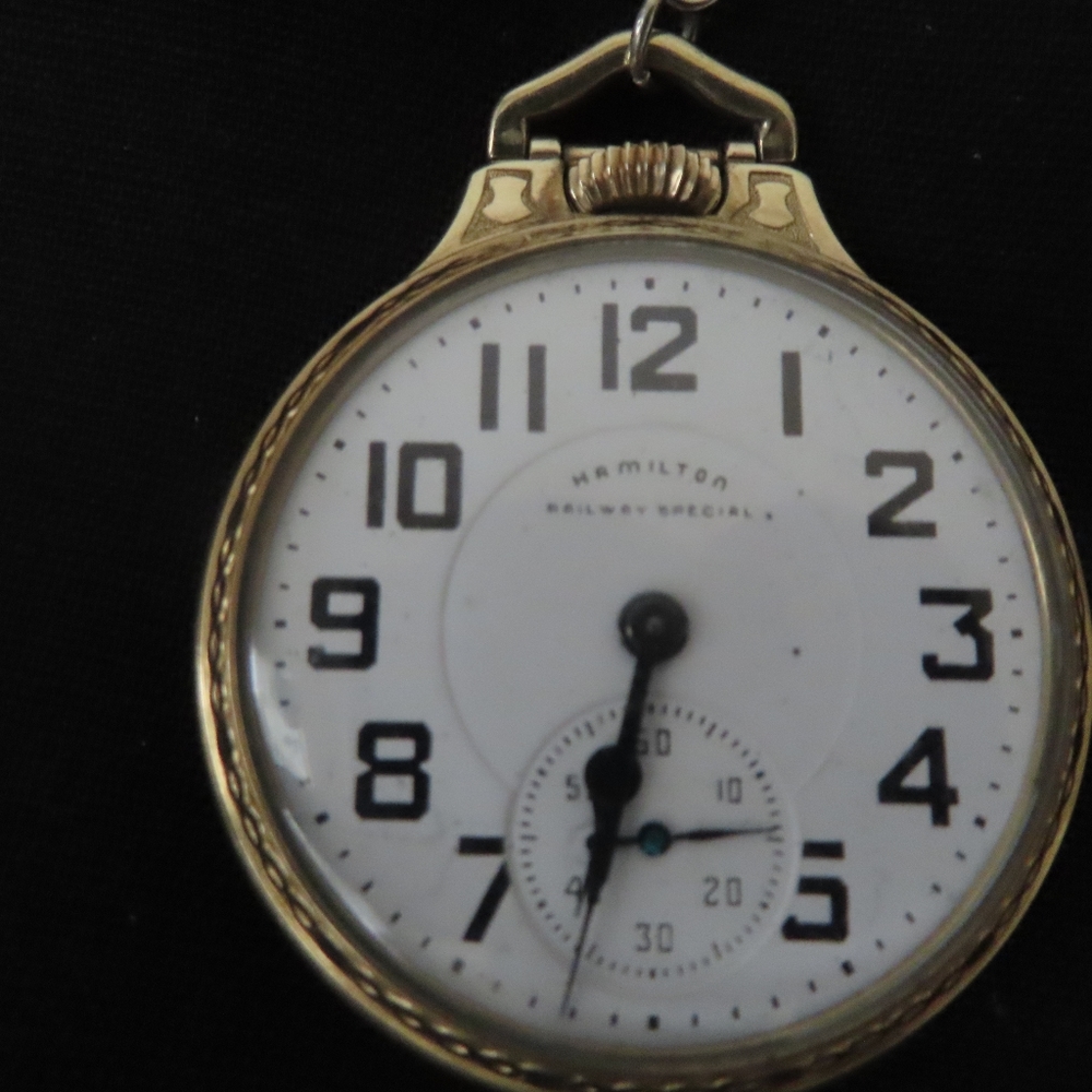 1964 Hamilton 992b Railroad Special 21 Jewel Pocket W… - Gem